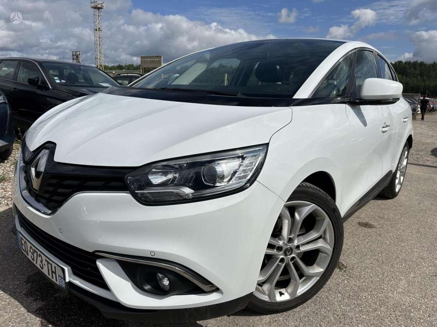 Balts Renault Scenic 2017 Viļņa, ar dzinēja tilpumu 1.46 L un nobraukumu 192 tūkst. km par 7799 €, foto 1 vietnē AUTOMOTO.COM.LV