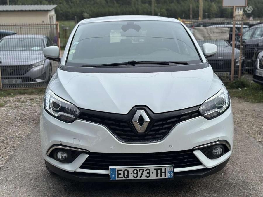 White Renault Scenic 2017 in Vilnius, with an engine capacity of 1.46 L and mileage of 192 thousand km for 7299 €, photo 3 on AUTOMOTO.COM.LV