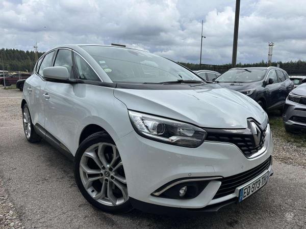 White Renault Scenic 2017 in Vilnius, with an engine capacity of 1.46 L and mileage of 192 thousand km for 7299 €, photo 4 on AUTOMOTO.COM.LV
