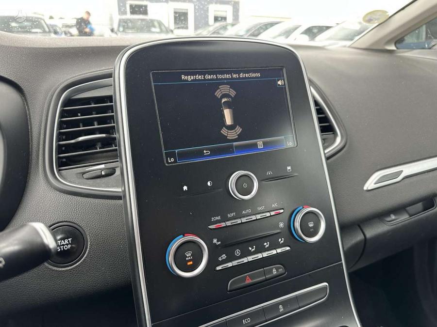 White Renault Scenic 2017 in Vilnius, with an engine capacity of 1.46 L and mileage of 192 thousand km for 7299 €, photo 17 on AUTOMOTO.COM.LV
