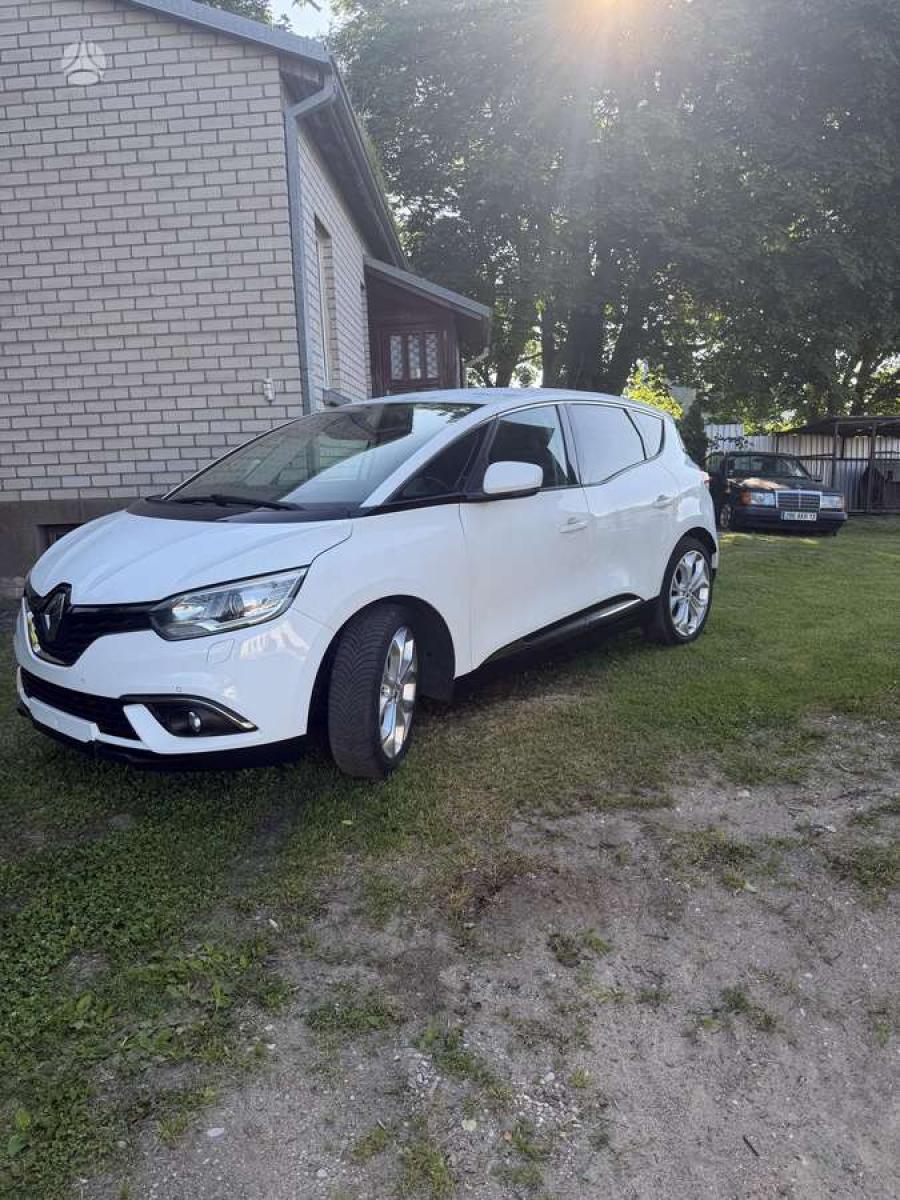 Balts Renault Scenic 2018 Tauragė, ar dzinēja tilpumu 1.46 L un nobraukumu 220 tūkst. km par 6400 €, foto 3 vietnē AUTOMOTO.COM.LV