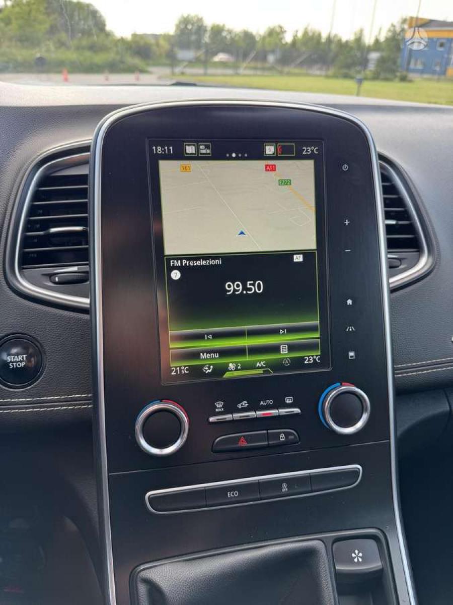 Balts Renault Scenic 2018 Telšiai, ar dzinēja tilpumu 1.46 L un nobraukumu 169 tūkst. km par 7999 €, foto 31 vietnē AUTOMOTO.COM.LV