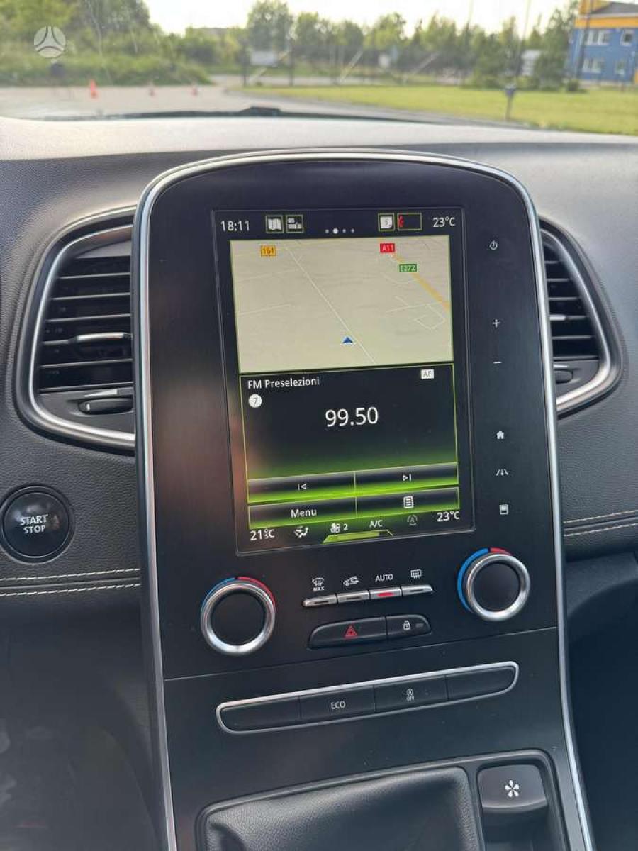Balts Renault Scenic 2018 Telšiai, ar dzinēja tilpumu 1.46 L un nobraukumu 169 tūkst. km par 7999 €, foto 32 vietnē AUTOMOTO.COM.LV