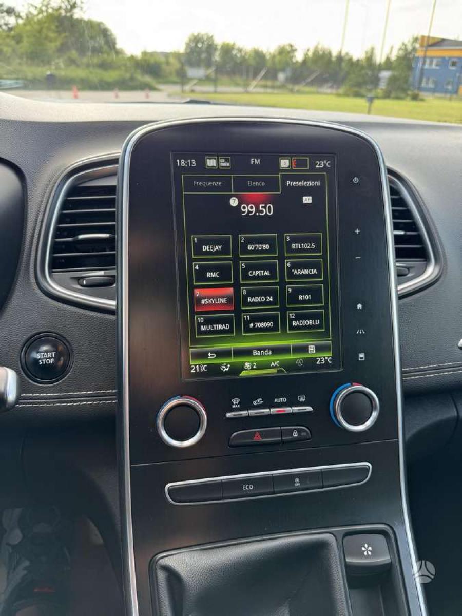 Balts Renault Scenic 2018 Telšiai, ar dzinēja tilpumu 1.46 L un nobraukumu 169 tūkst. km par 7999 €, foto 42 vietnē AUTOMOTO.COM.LV