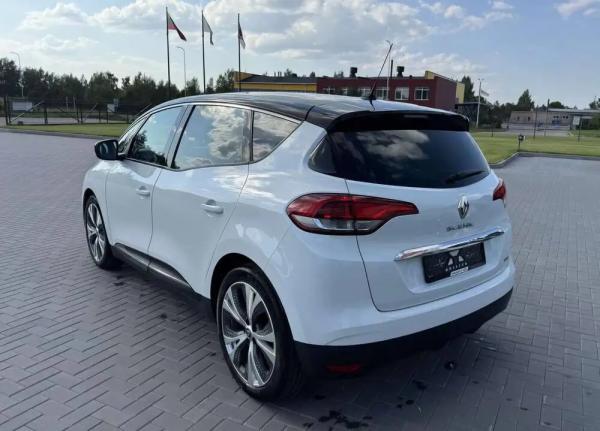 White Renault Scenic 2018 in Telschi, with an engine capacity of 1.50 L and mileage of 168 thousand km for 7990 €, photo 6 on AUTOMOTO.COM.LV