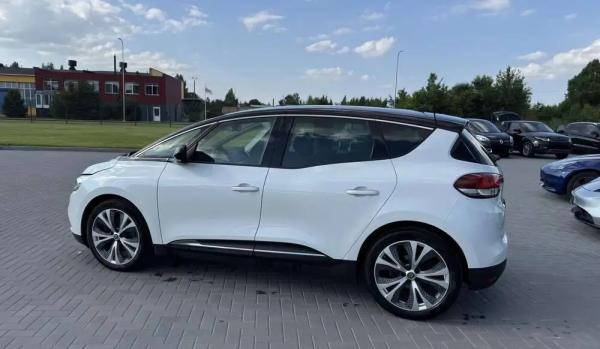 White Renault Scenic 2018 in Telschi, with an engine capacity of 1.50 L and mileage of 168 thousand km for 7990 €, photo 7 on AUTOMOTO.COM.LV