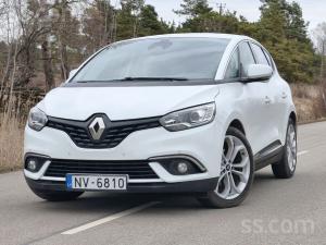 White Renault Scenic 2018 in Tukums, with an engine capacity of 1.50 L and mileage of 230 thousand km for 6990 €, photo  on AUTOMOTO.COM.LV
