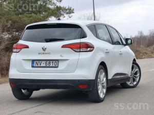 White Renault Scenic 2018 in Tukums, with an engine capacity of 1.50 L and mileage of 230 thousand km for 6990 €, photo 4 on AUTOMOTO.COM.LV