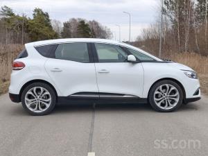 White Renault Scenic 2018 in Tukums, with an engine capacity of 1.50 L and mileage of 230 thousand km for 6990 €, photo 7 on AUTOMOTO.COM.LV