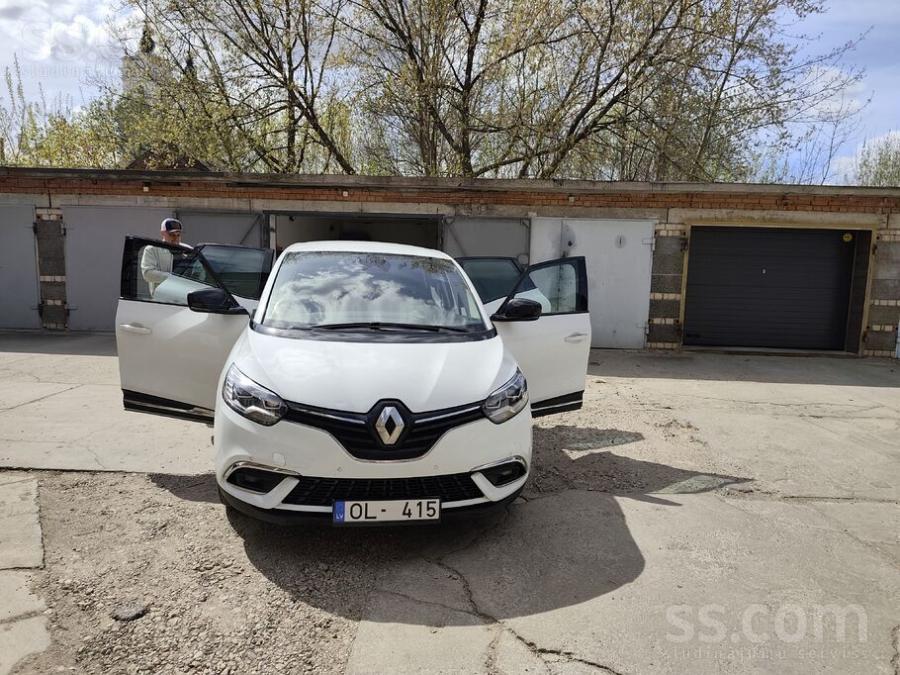 White Renault Scenic 2021 in Daugavpils, with an engine capacity of 1.70 L and mileage of 259 thousand km for 8300 €, photo 11 on AUTOMOTO.COM.LV