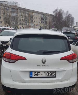 Balts Renault Scenic 2017 Rīga, ar dzinēja tilpumu 1.60 L un nobraukumu 165 tūkst. km par 7000 €, foto 6 vietnē AUTOMOTO.COM.LV