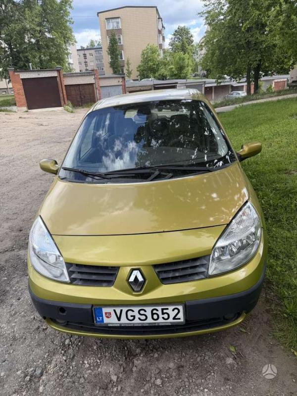 Желтый Рено Сценик 2005 в Каунас, объемом двигателя 1.60 л и пробегом 245 тыс. км за 450 €, фото 1 на AUTOMOTO.COM.LV