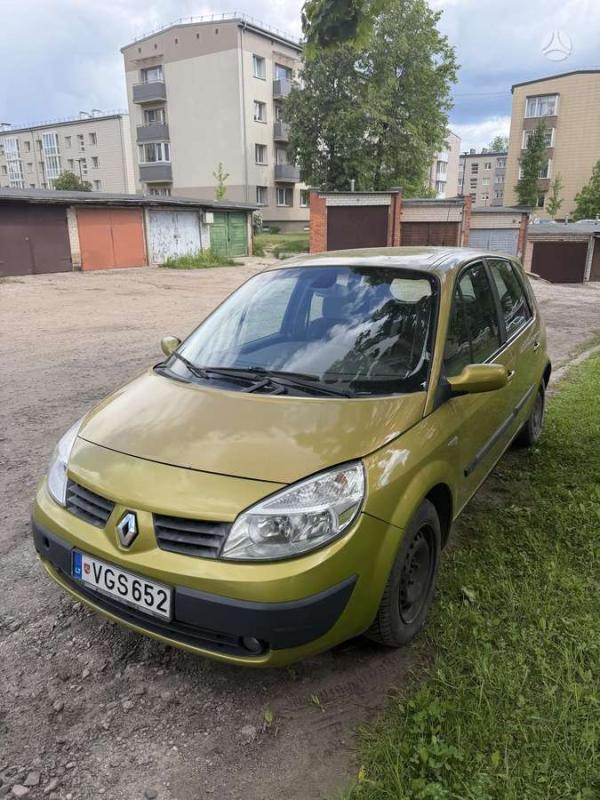 Желтый Рено Сценик 2005 в Каунас, объемом двигателя 1.60 л и пробегом 245 тыс. км за 450 €, фото 6 на AUTOMOTO.COM.LV
