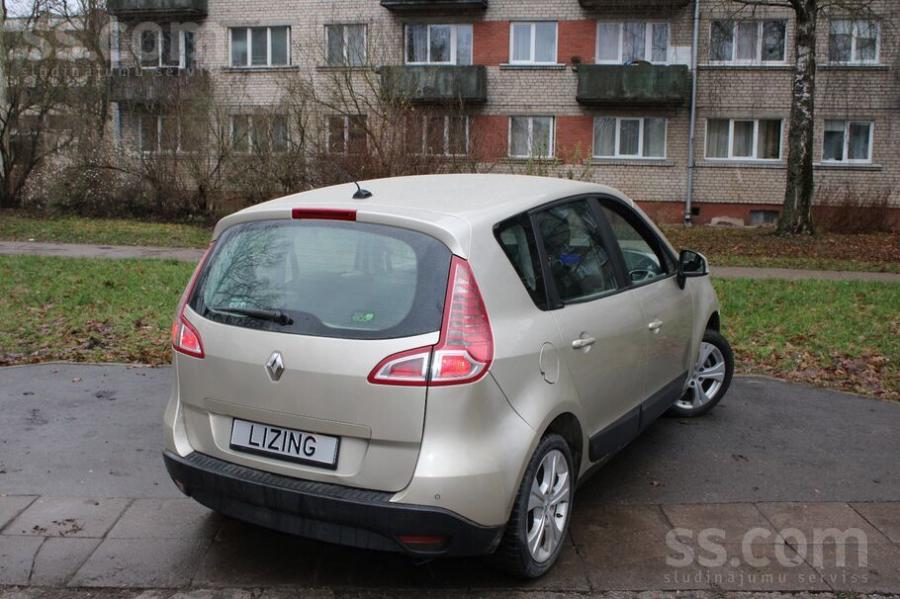 Dzeltens Renault Scenic 2009 Rīga, ar dzinēja tilpumu 1.50 L un nobraukumu 230 tūkst. km par 2499 €, foto 2 vietnē AUTOMOTO.COM.LV