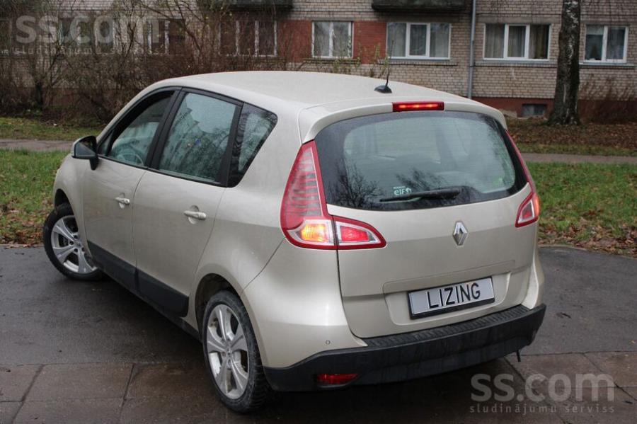 Dzeltens Renault Scenic 2009 Rīga, ar dzinēja tilpumu 1.50 L un nobraukumu 230 tūkst. km par 2499 €, foto 4 vietnē AUTOMOTO.COM.LV