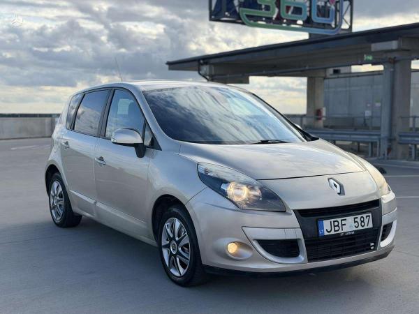 Yellow Renault Scenic 2012 in Vilnius, with an engine capacity of 1.46 L and mileage of 268 thousand km for 2599 €, photo 1 on AUTOMOTO.COM.LV
