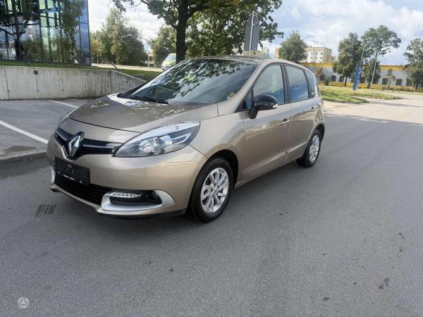 Yellow Renault Scenic 2015 in Panevezys, with an engine capacity of 1.46 L and mileage of 263 thousand km for 4250 €, photo 1 on AUTOMOTO.COM.LV