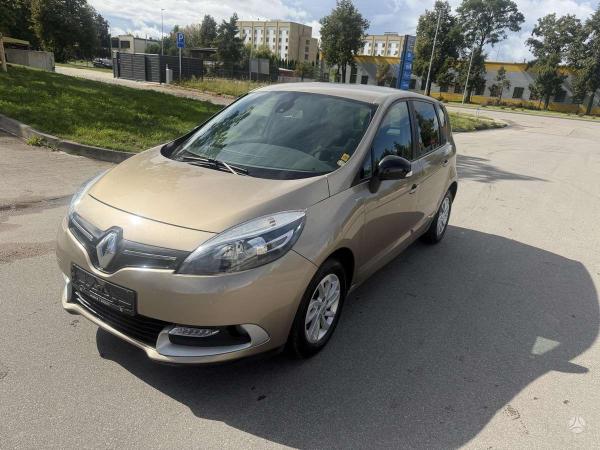 Yellow Renault Scenic 2015 in Panevezys, with an engine capacity of 1.46 L and mileage of 263 thousand km for 4250 €, photo 3 on AUTOMOTO.COM.LV