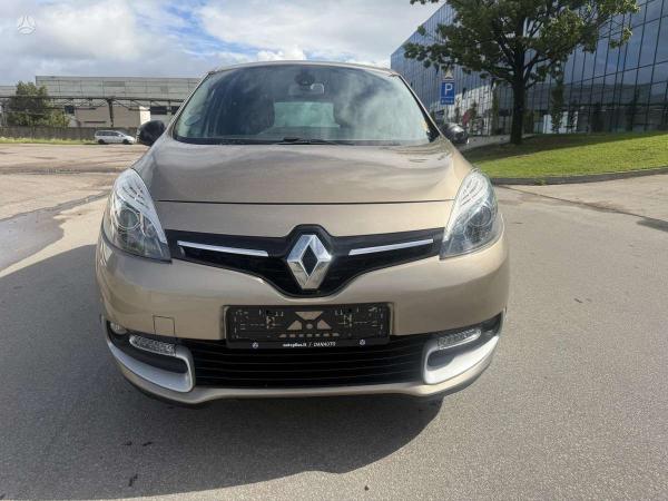 Yellow Renault Scenic 2015 in Panevezys, with an engine capacity of 1.46 L and mileage of 263 thousand km for 4250 €, photo 9 on AUTOMOTO.COM.LV