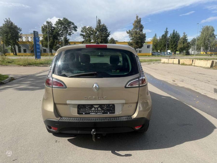 Dzeltens Renault Scenic 2015 Panevēža, ar dzinēja tilpumu 1.46 L un nobraukumu 263 tūkst. km par 4250 €, foto 12 vietnē AUTOMOTO.COM.LV