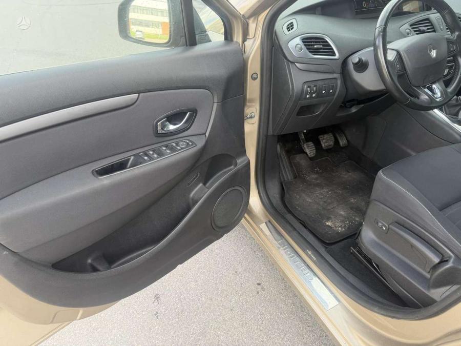 Dzeltens Renault Scenic 2015 Panevēža, ar dzinēja tilpumu 1.46 L un nobraukumu 263 tūkst. km par 4250 €, foto 31 vietnē AUTOMOTO.COM.LV