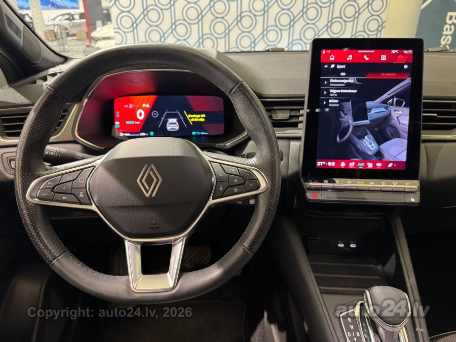 White Renault Symbioz 2025 in Tallinn, with an engine capacity of 1.60 L and mileage of 22 thousand km for 24900 €, photo 20 on AUTOMOTO.COM.LV