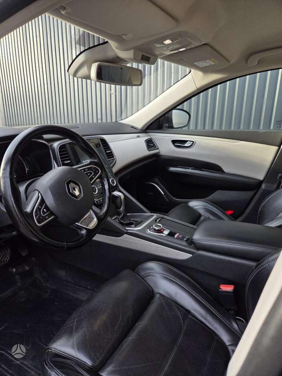 Melns Renault Talisman 2016 Klaipėda, ar dzinēja tilpumu 1.62 L un nobraukumu 260 tūkst. km par 8500 €, foto 10 vietnē AUTOMOTO.COM.LV