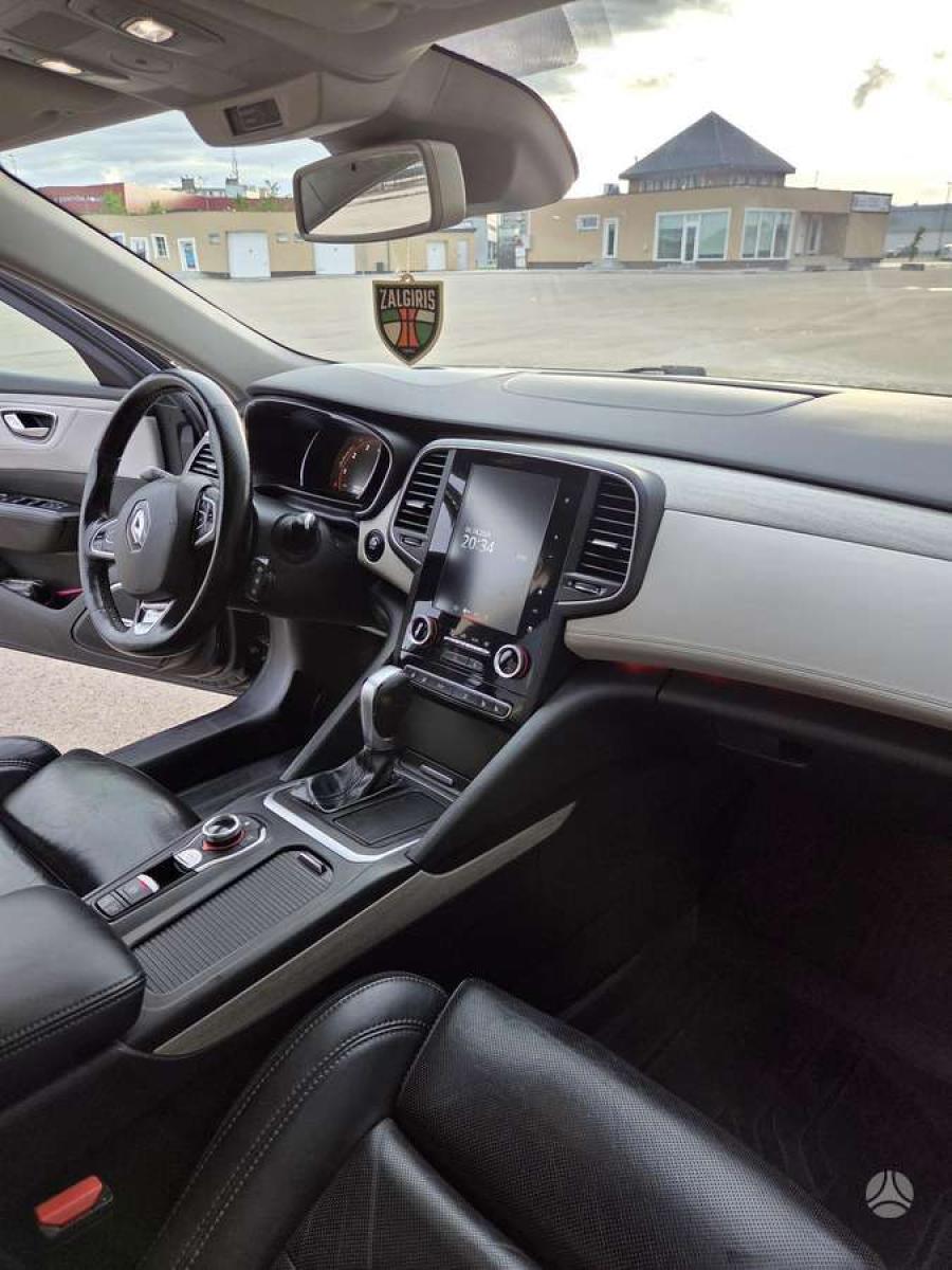 Melns Renault Talisman 2016 Klaipėda, ar dzinēja tilpumu 1.62 L un nobraukumu 260 tūkst. km par 8500 €, foto 13 vietnē AUTOMOTO.COM.LV