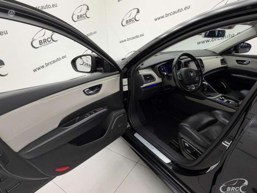 Black Renault Talisman 2017 in Vilnius, with an engine capacity of 1.60 L and mileage of 310 thousand km for 8500 €, photo 21 on AUTOMOTO.COM.LV