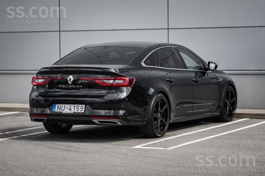 Black Renault Talisman 2017 in Riga, with an engine capacity of 1.60 L and mileage of 323 thousand km for 7950 €, photo 5 on AUTOMOTO.COM.LV