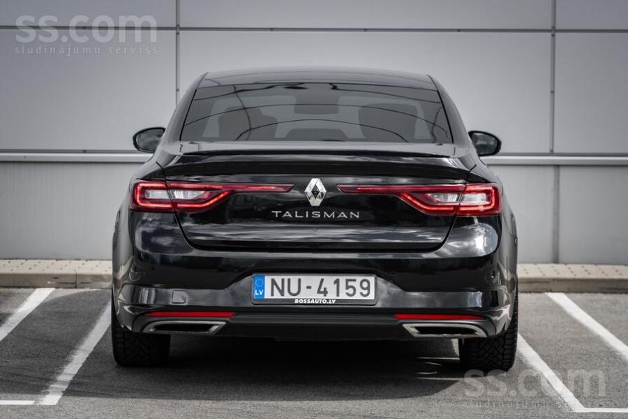 Black Renault Talisman 2017 in Riga, with an engine capacity of 1.60 L and mileage of 323 thousand km for 7950 €, photo 6 on AUTOMOTO.COM.LV