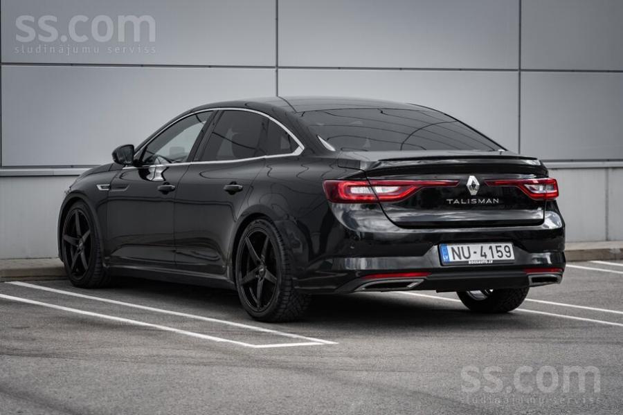 Black Renault Talisman 2017 in Riga, with an engine capacity of 1.60 L and mileage of 323 thousand km for 7950 €, photo 7 on AUTOMOTO.COM.LV