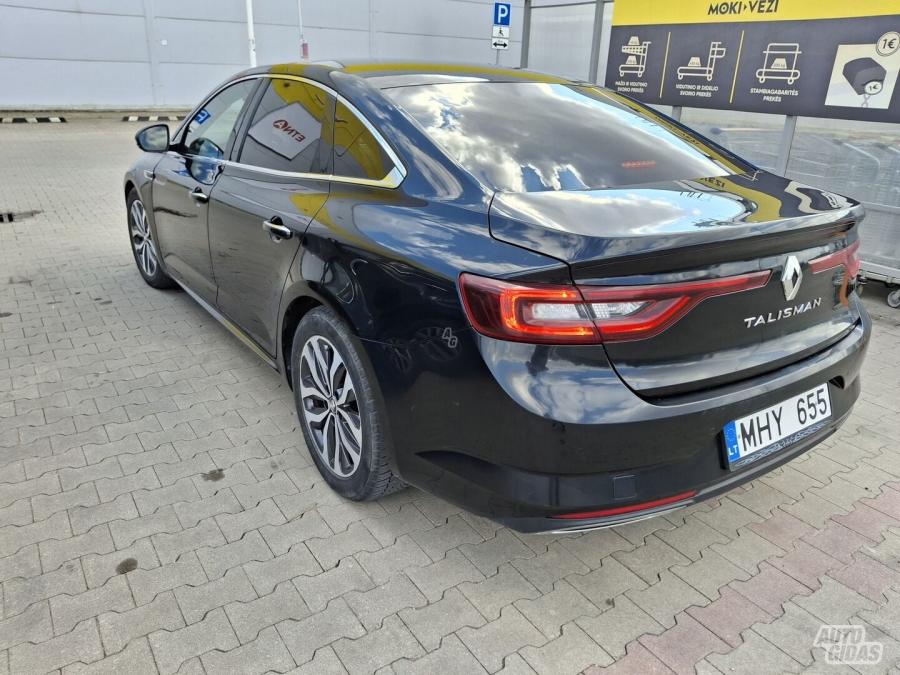 Black Renault Talisman 2018 in Mazeikiai, with an engine capacity of 1.60 L and mileage of 180 thousand km for 11500 €, photo 4 on AUTOMOTO.COM.LV