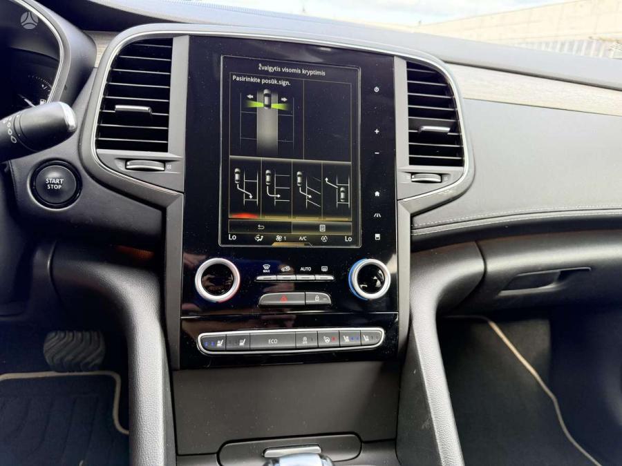 Black Renault Talisman 2018 in Panevezys, with an engine capacity of 1.62 L and mileage of 107 thousand km for 11990 €, photo 26 on AUTOMOTO.COM.LV