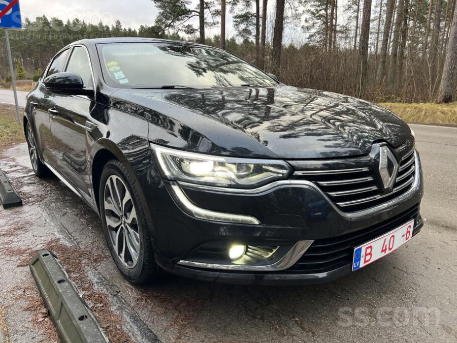 Black Renault Talisman 2019 in Riga, with an engine capacity of 2.00 L and mileage of 0 thousand km for 10800 €, photo 1 on AUTOMOTO.COM.LV