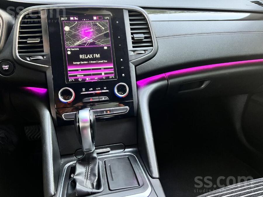 Black Renault Talisman 2019 in Riga, with an engine capacity of 2.00 L and mileage of 0 thousand km for 10500 €, photo 17 on AUTOMOTO.COM.LV