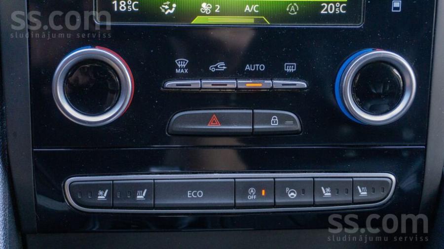 Black Renault Talisman 2016 in Riga, with an engine capacity of 1.60 L and mileage of 263 thousand km for 9290 €, photo 19 on AUTOMOTO.COM.LV