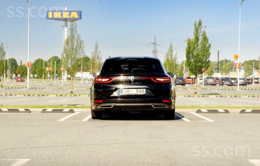 Black Renault Talisman 2016 in Riga, with an engine capacity of 1.60 L and mileage of 263 thousand km for 9290 €, photo 7 on AUTOMOTO.COM.LV