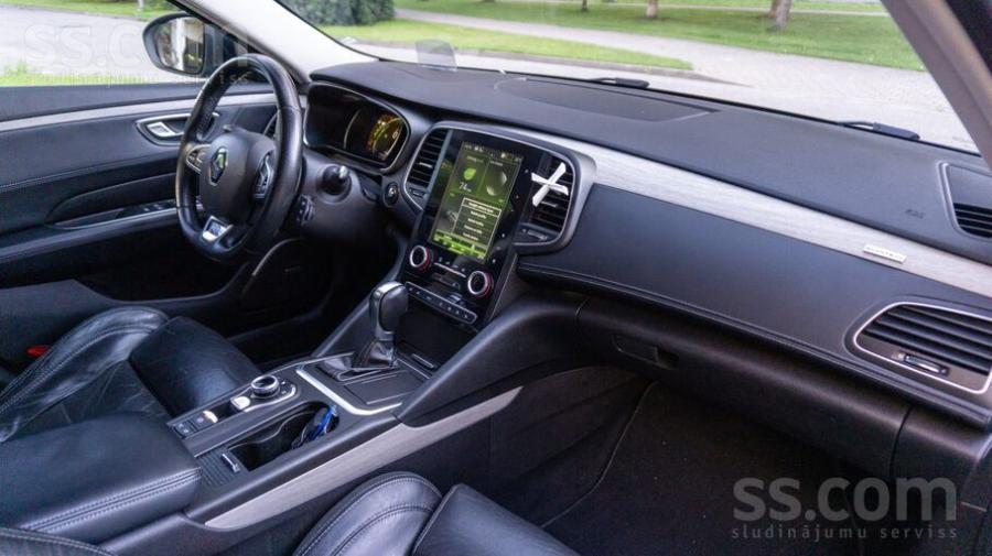 Black Renault Talisman 2016 in Riga, with an engine capacity of 1.60 L and mileage of 263 thousand km for 9290 €, photo 11 on AUTOMOTO.COM.LV