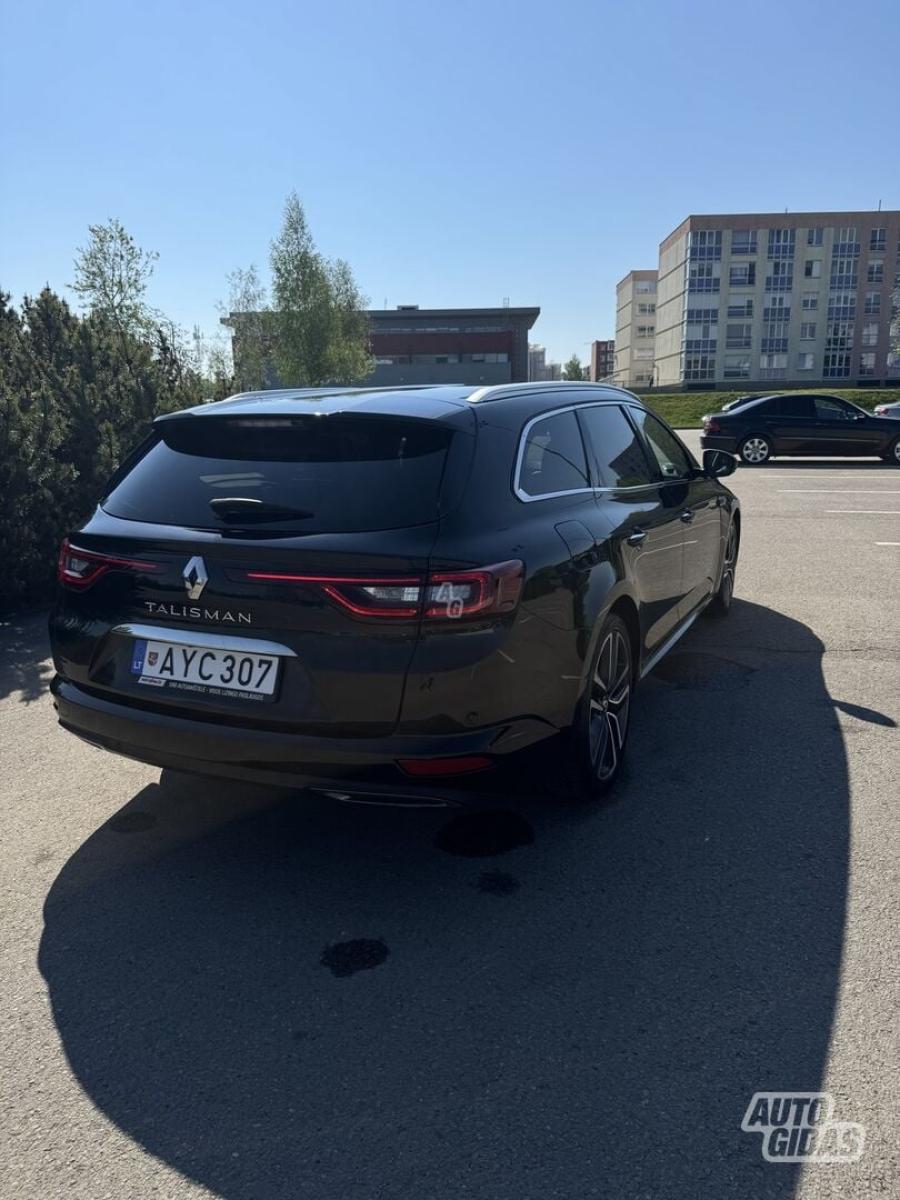 Black Renault Talisman 2017 in Siauliai, with an engine capacity of 1.60 L and mileage of 243 thousand km for 8799 €, photo 12 on AUTOMOTO.COM.LV