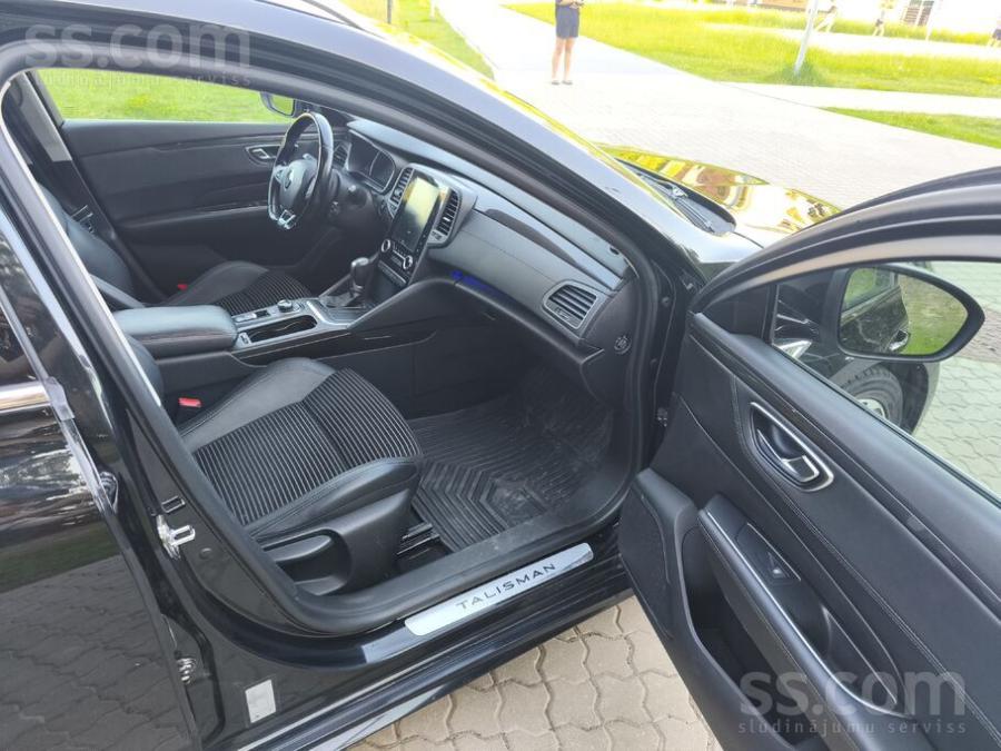 Black Renault Talisman 2017 in Riga, with an engine capacity of 1.60 L and mileage of 254 thousand km for 8490 €, photo 14 on AUTOMOTO.COM.LV