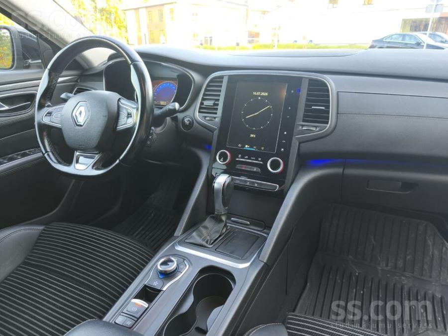 Black Renault Talisman 2017 in Riga, with an engine capacity of 1.60 L and mileage of 254 thousand km for 8490 €, photo 16 on AUTOMOTO.COM.LV