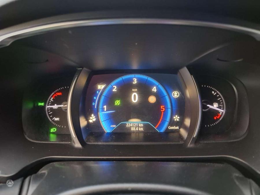 Black Renault Talisman 2017 in Vilnius, with an engine capacity of 1.60 L and mileage of 224 thousand km for 7900 €, photo 21 on AUTOMOTO.COM.LV