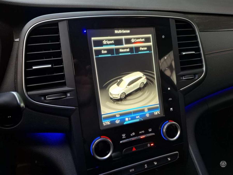 Black Renault Talisman 2017 in Vilnius, with an engine capacity of 1.60 L and mileage of 224 thousand km for 7900 €, photo 25 on AUTOMOTO.COM.LV