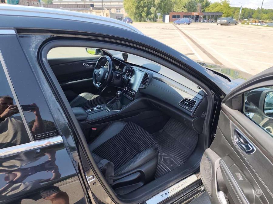 Melns Renault Talisman 2017 Šauļi, ar dzinēja tilpumu 1.50 L un nobraukumu 179 tūkst. km par 9300 €, foto 7 vietnē AUTOMOTO.COM.LV