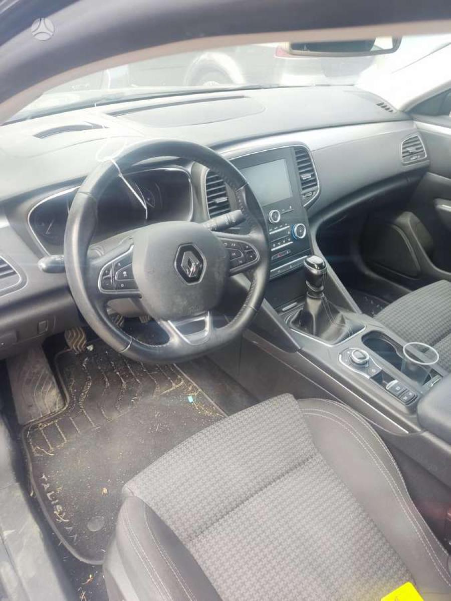 Black Renault Talisman 2017 in Kaunas, with an engine capacity of 1.46 L and mileage of 184 thousand km for 4650 €, photo 5 on AUTOMOTO.COM.LV