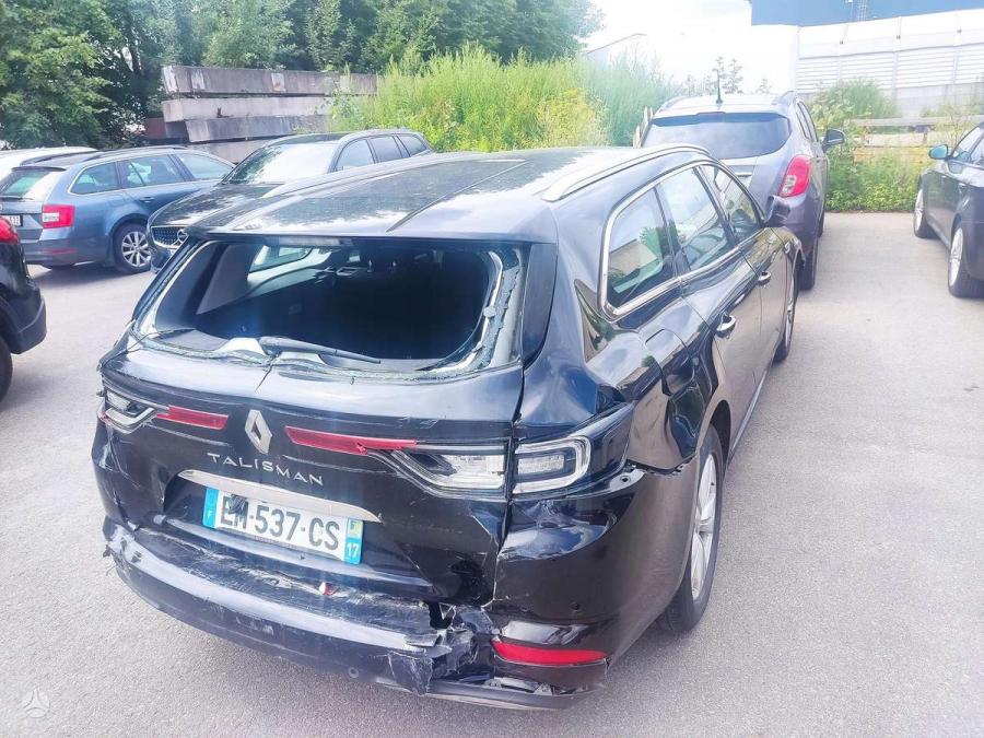 Black Renault Talisman 2017 in Kaunas, with an engine capacity of 1.46 L and mileage of 184 thousand km for 4650 €, photo 10 on AUTOMOTO.COM.LV