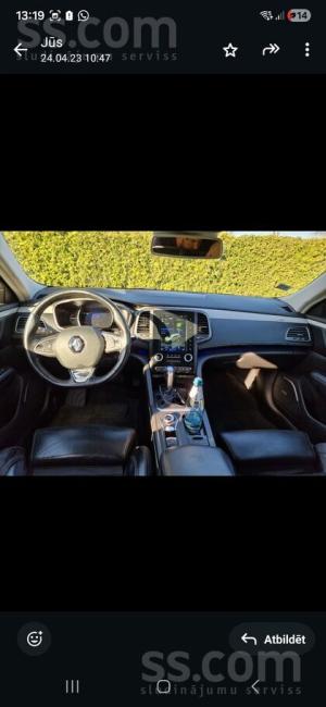 Black Renault Talisman 2017 in Riga, with an engine capacity of 1.60 L and mileage of 307 thousand km for 9250 €, photo 4 on AUTOMOTO.COM.LV
