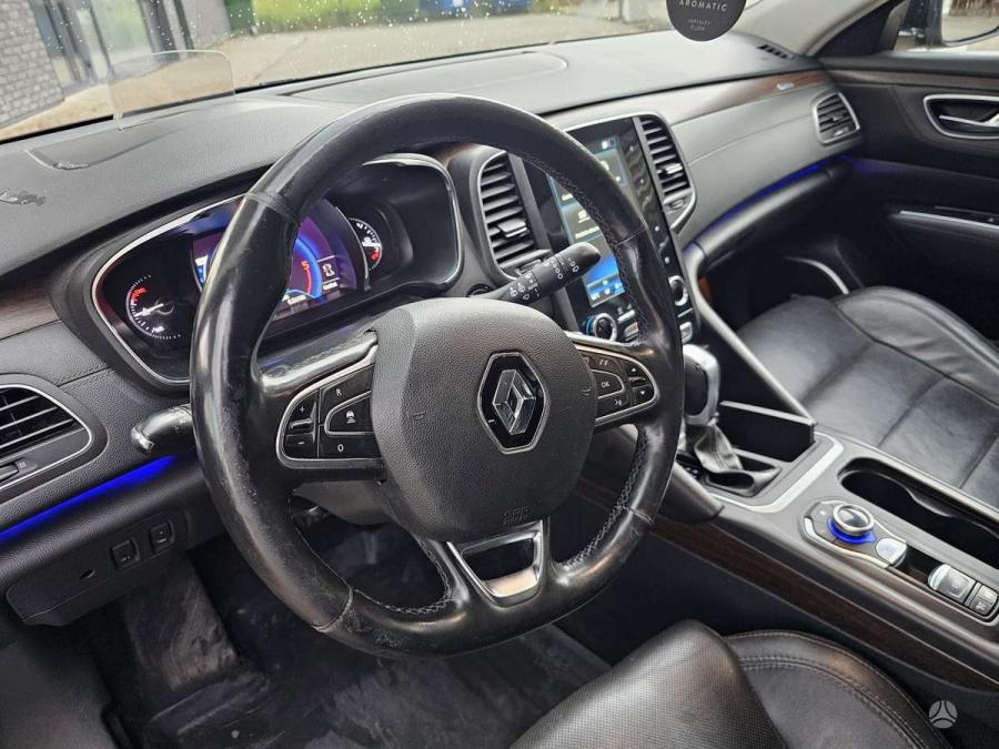 Melns Renault Talisman 2019 Kauņa, ar dzinēja tilpumu 2.00 L un nobraukumu 345 tūkst. km par 7498 €, foto 12 vietnē AUTOMOTO.COM.LV
