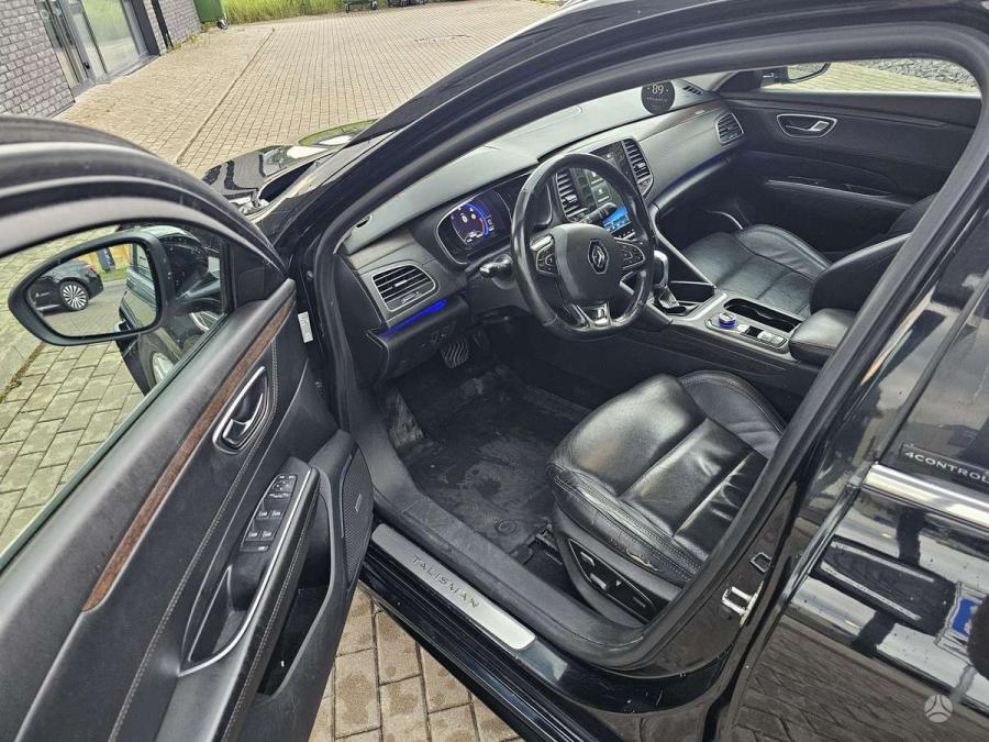 Melns Renault Talisman 2019 Kauņa, ar dzinēja tilpumu 2.00 L un nobraukumu 345 tūkst. km par 5549 €, foto 9 vietnē AUTOMOTO.COM.LV